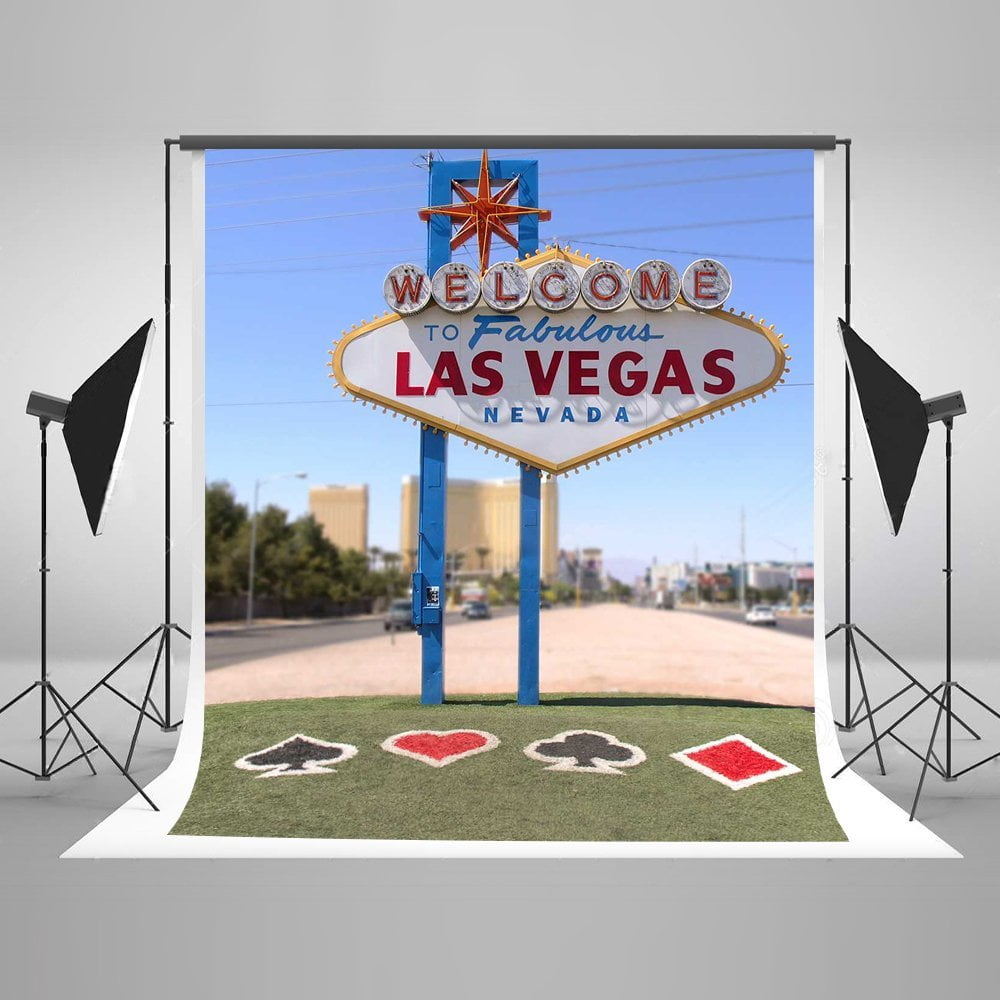5x7ft Las vegas Photo Background for Photographers Indicator ...