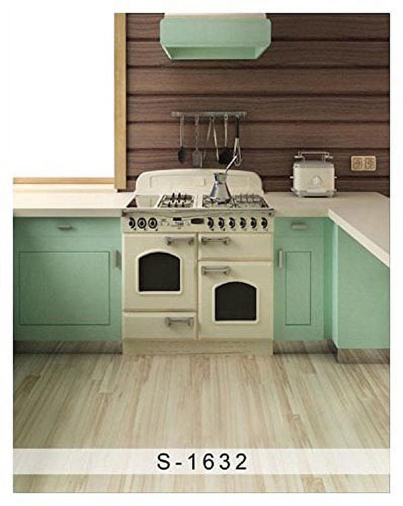 5x7ft Old Retro Kitchen Wood Floor Photography Studio Backdrop ...