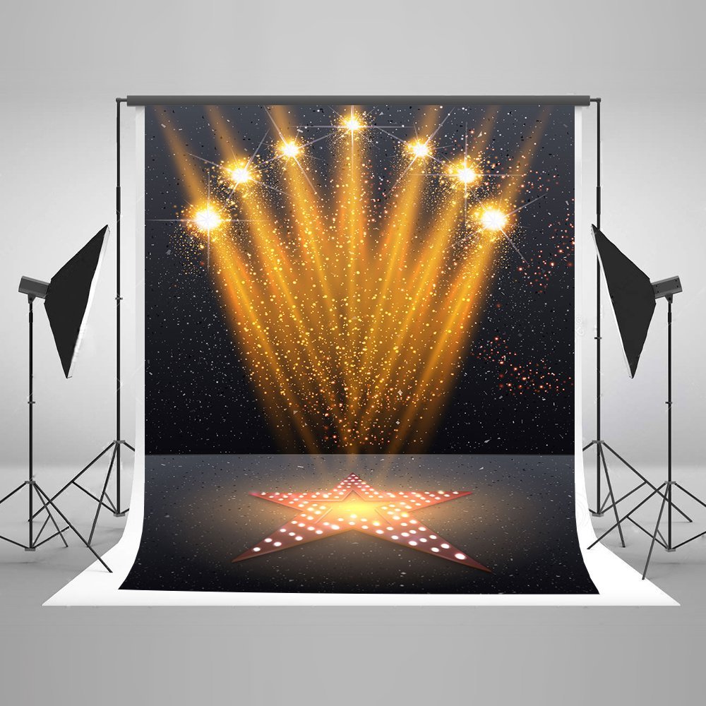 5x7ft Stage Photography Backdrop Shiny Sparkle Star Photo Booth ...