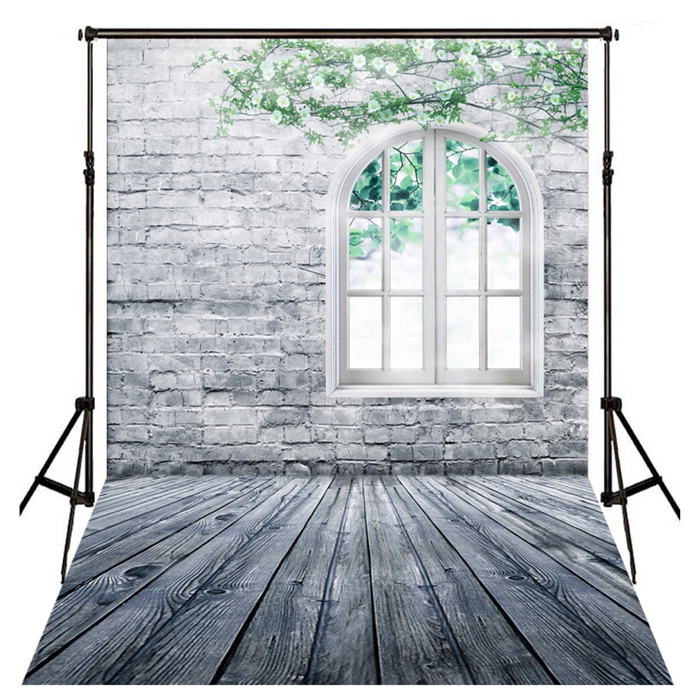 5x7ft Vinyl Photo Backdrop Wall Wooden Floor Photography Background ...