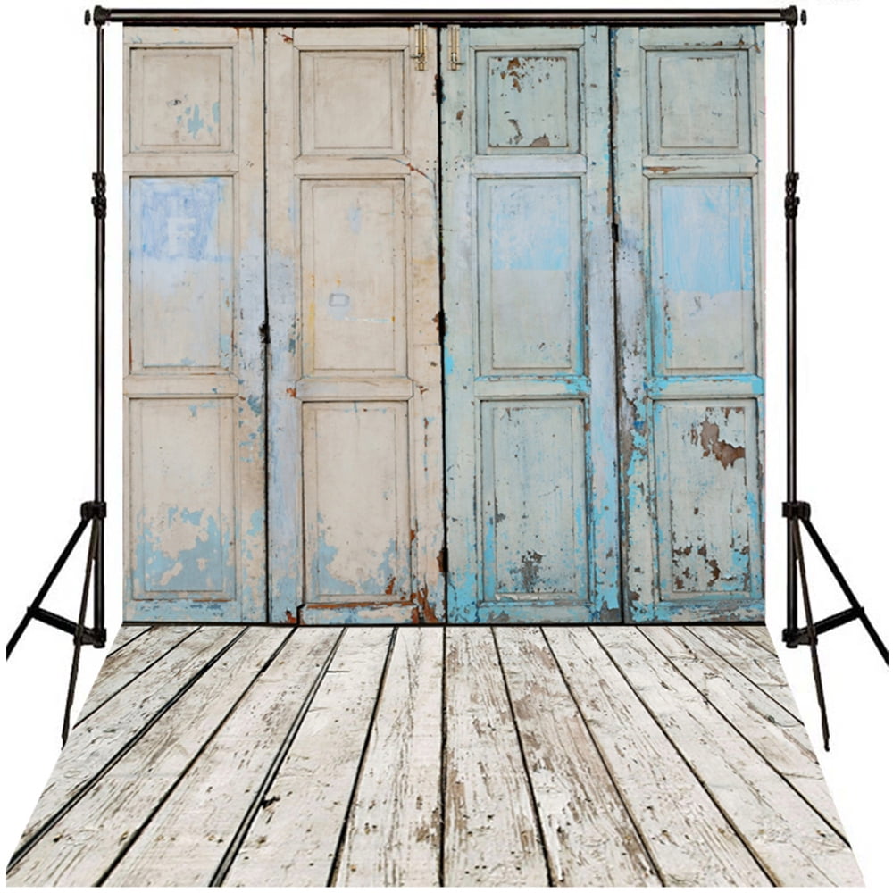 5x7ft Vinyl Photo Backdrop Wall Wooden Floor Photography Background ...