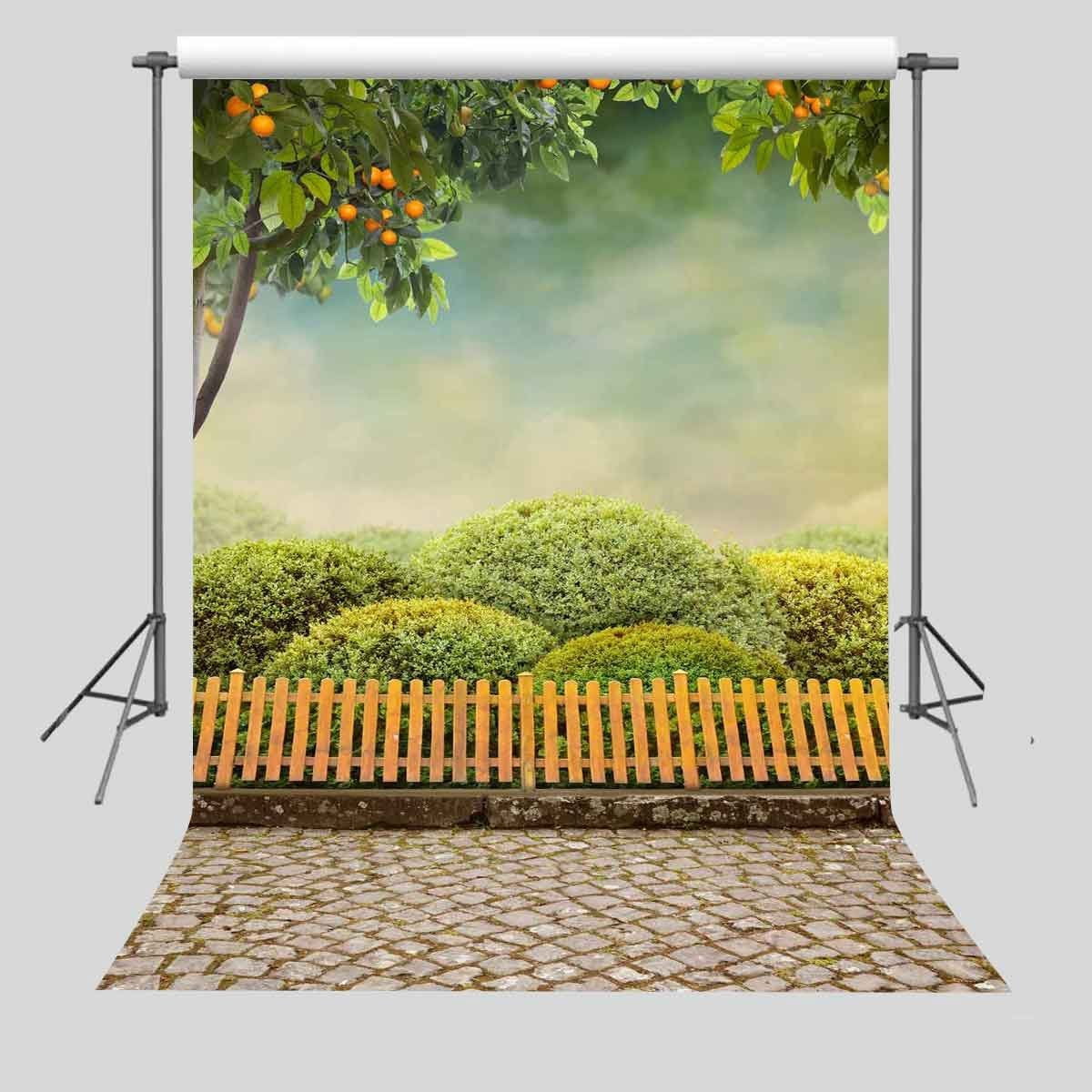 5x7ft the Fruit of the Tree Photography Backdrop Photo Props Green ...