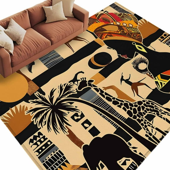 5x8 Area Rugs for Living Room, Boho Non Slip Area Rugs for Kitchen ...