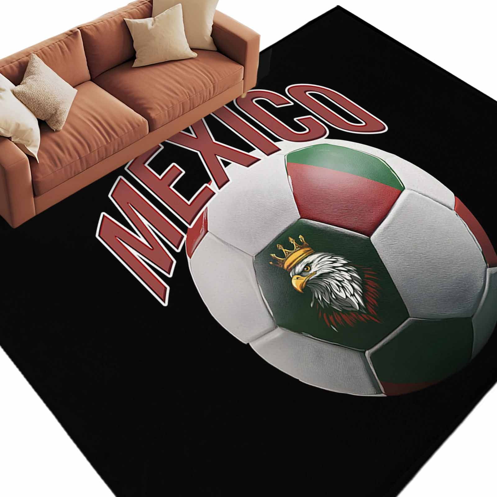 5x8 Area Rugs for Living Room, Football Non Slip Area Rugs for Kitchen ...