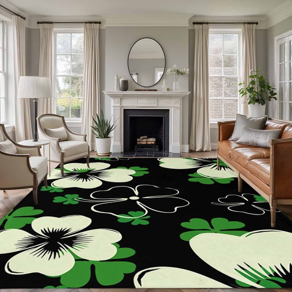 5x8 Area Rugs for Living Room, St. Patrick's Day Non Slip Area Rugs for ...