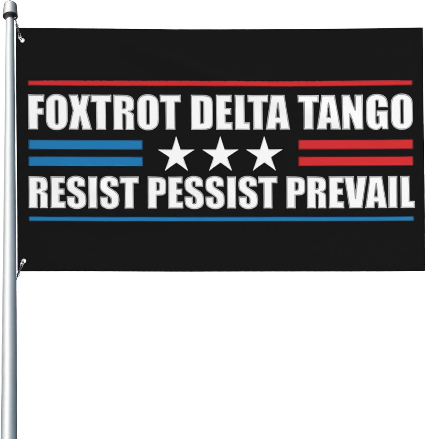 5x8 Feet Foxtrot Delta Tango FDT Flags for Outside Resist Persist ...
