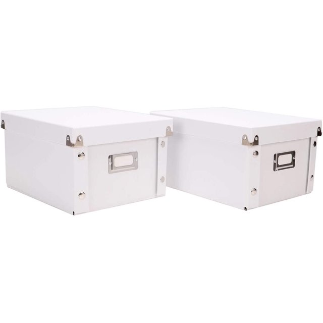 Snap-N-Store 5x8 Fiberboard Office Boxes, White, 2 Pack - Walmart.com
