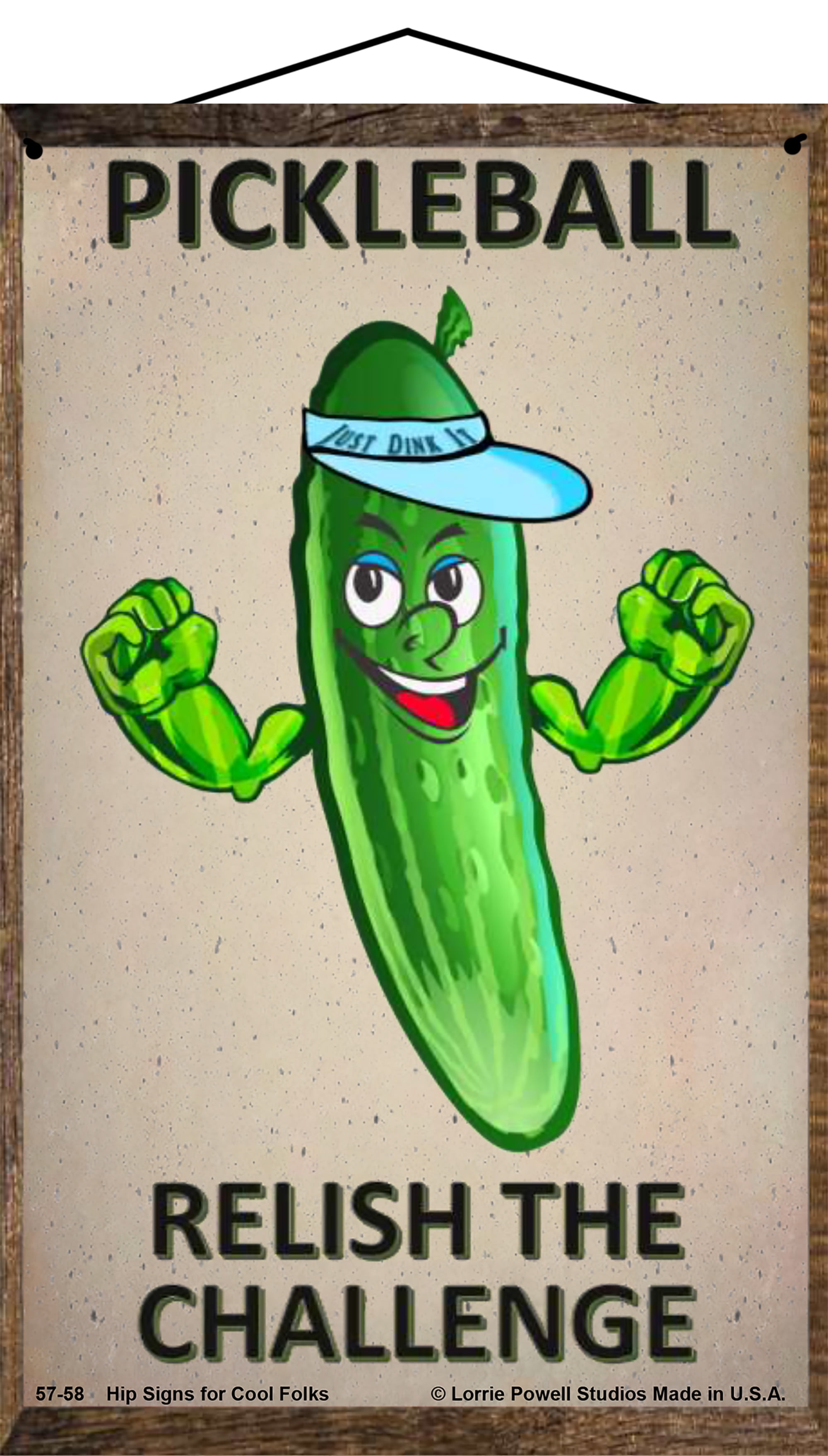 5x8 Pickleball Relish The Challenge Vintage Style Sign, Gift for ...