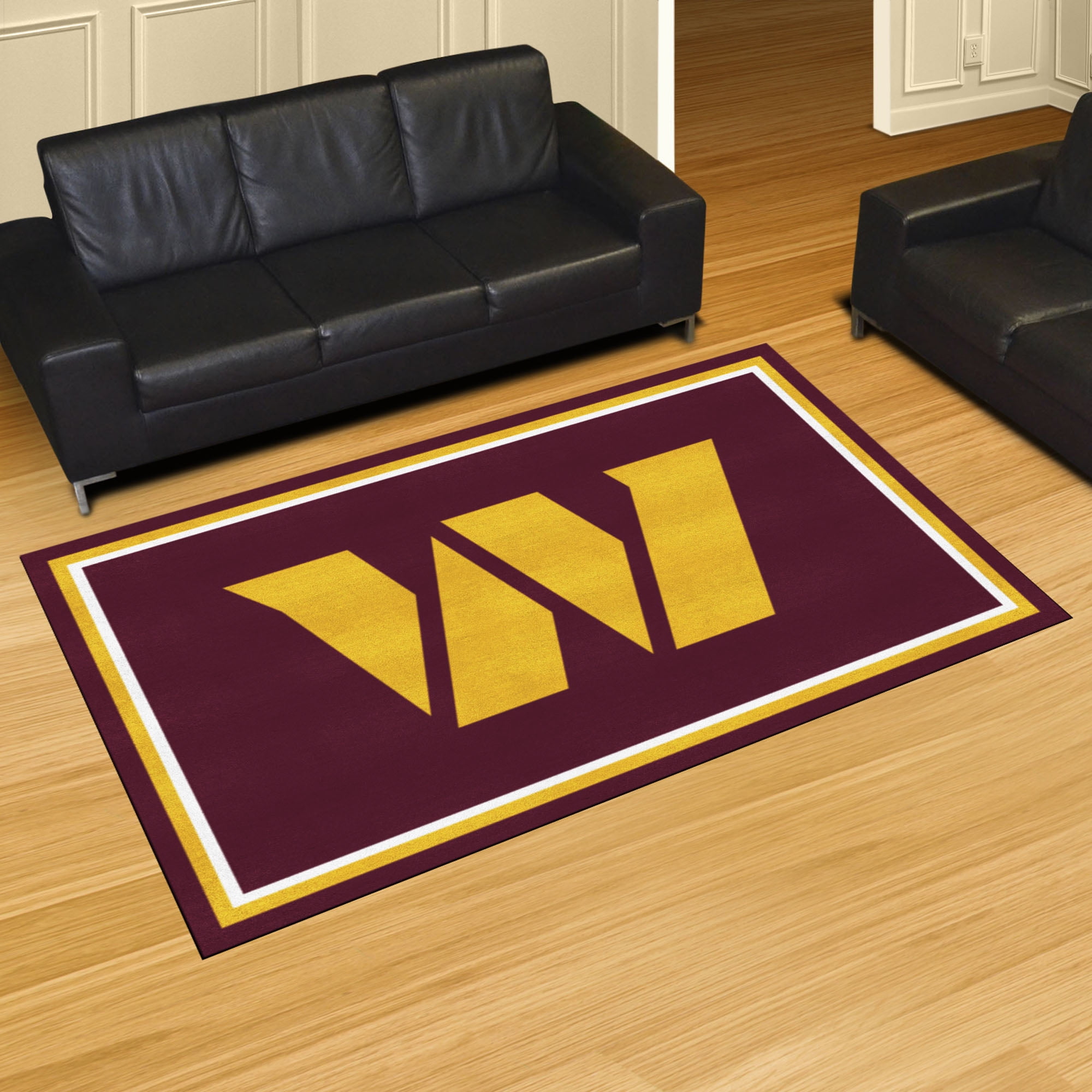 5x8 Rug - Commanders NFL - Washington Commanders 59.5"x88" - Walmart.com