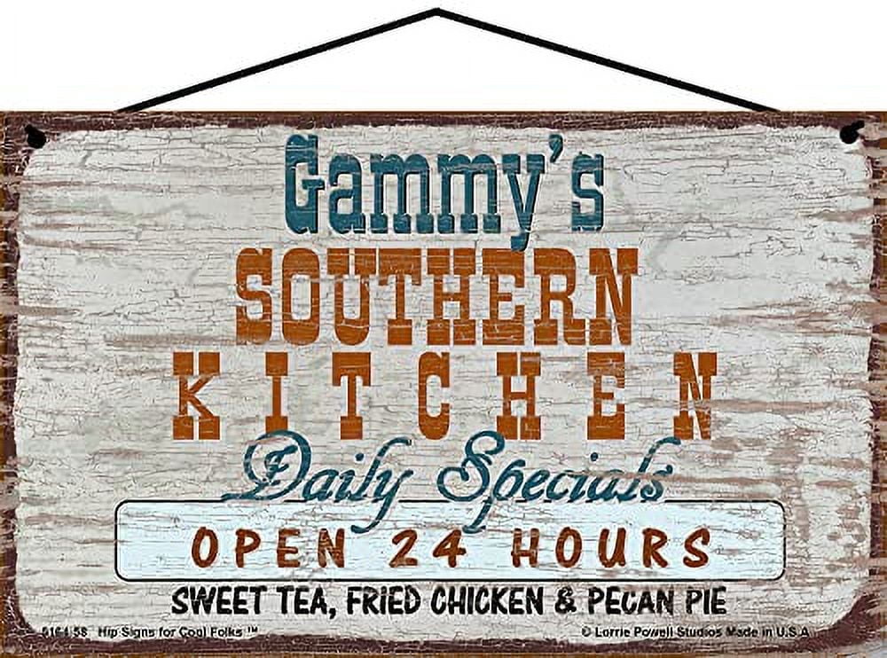5x8 Vintage Style Southern Kitchen Sign: "Gammy's Southern Kitchen ...