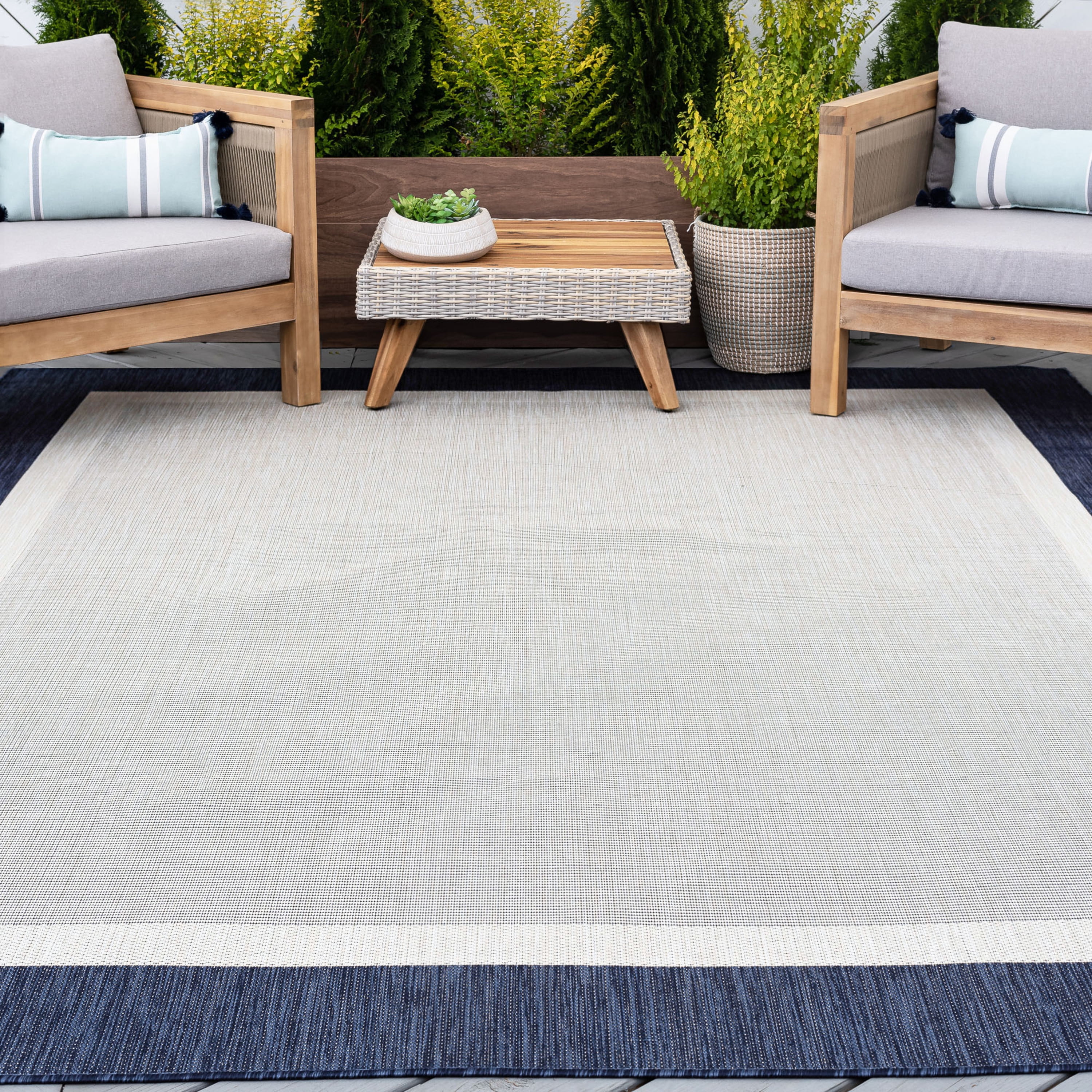 5x8 Water Resistant, Indoor Outdoor Rugs for Patios, Front Door Entry ...