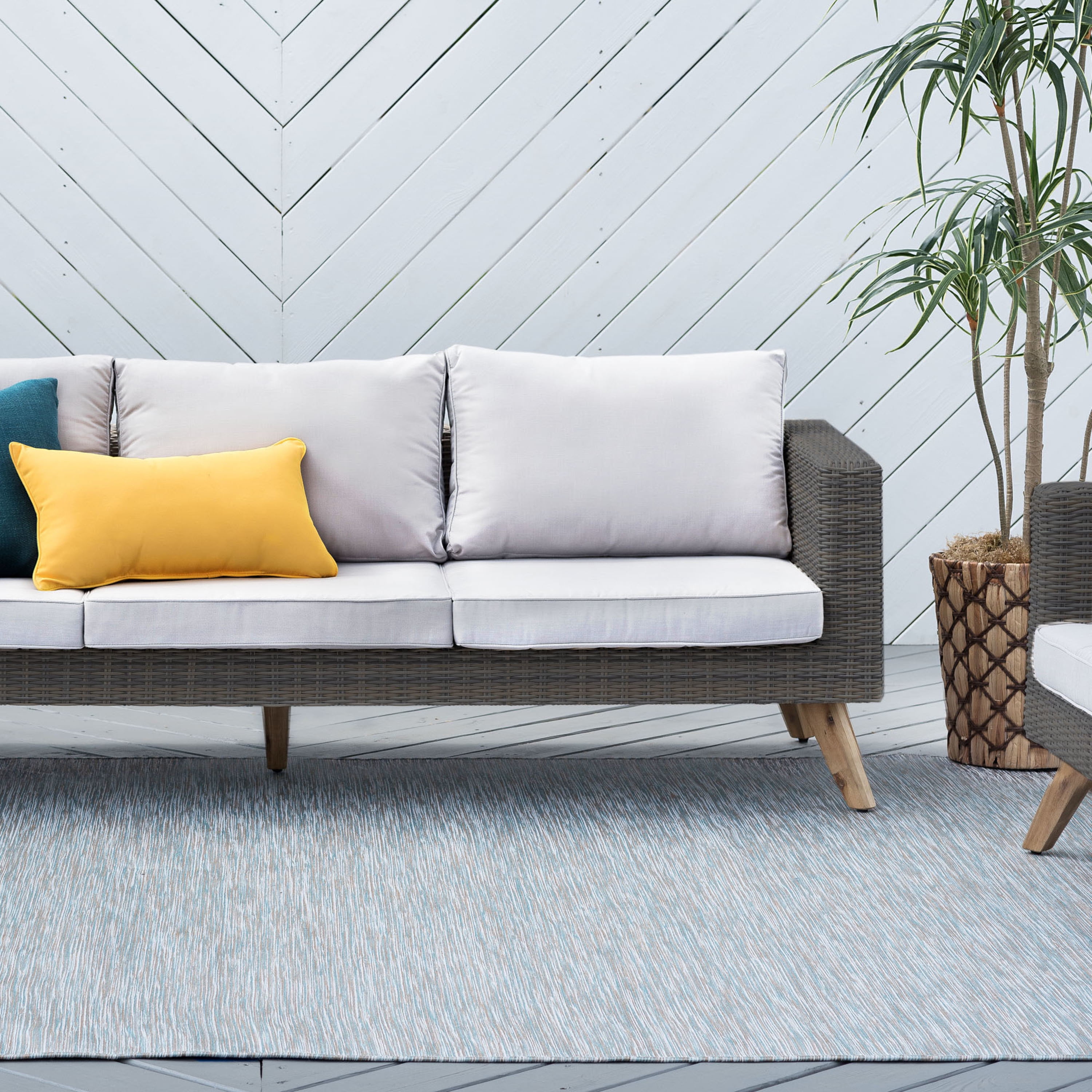 5x8 Water Resistant, Indoor Outdoor Rugs for Patios, Front Door Entry ...