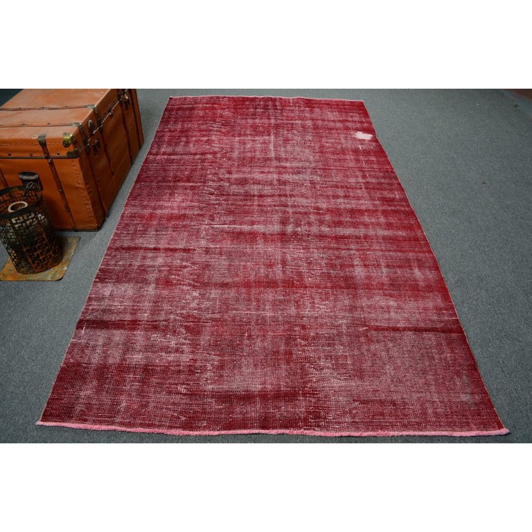 large red wool rug