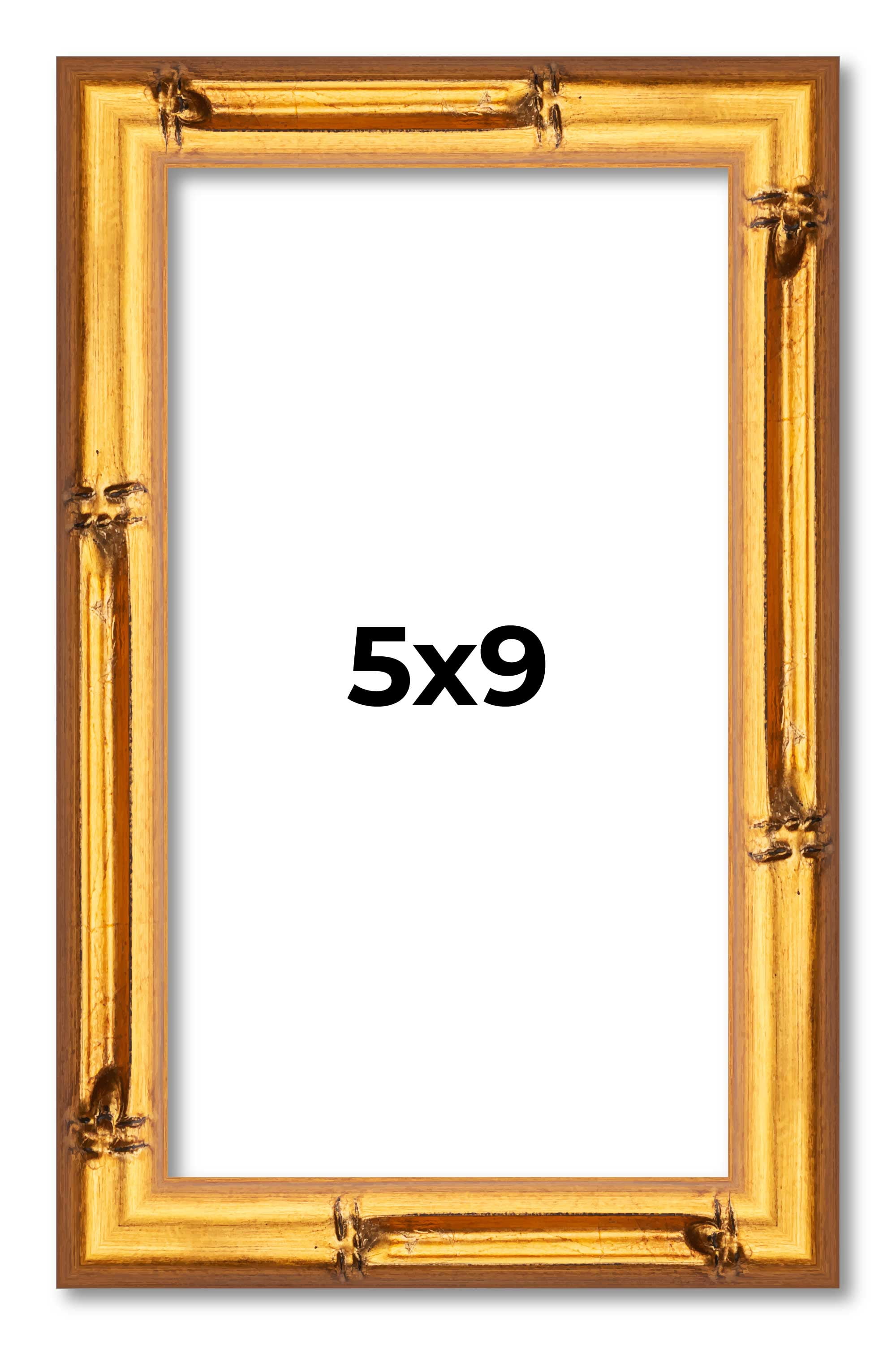 Gold Bamboo Picture Frame