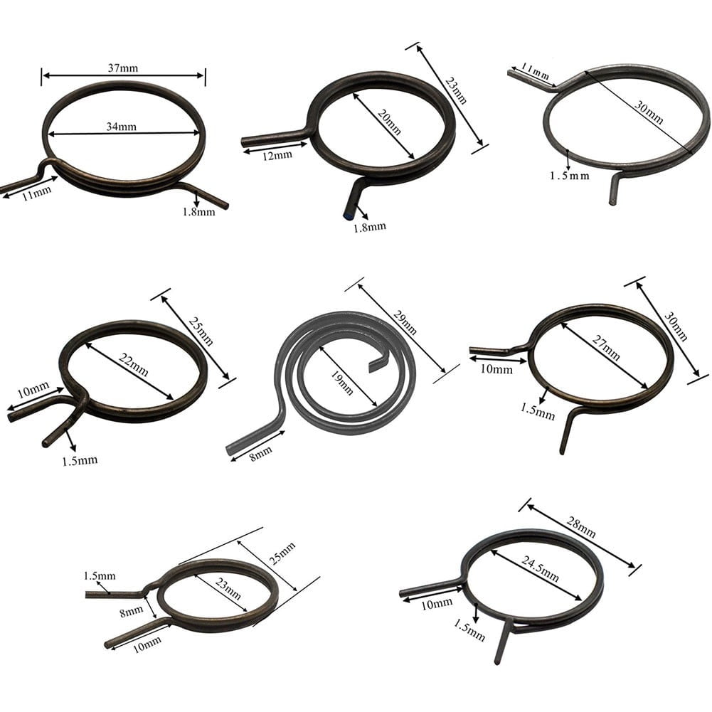 5xDoor Handle Springs Door Lever Knob Latch Replacement Coil Torsion ...