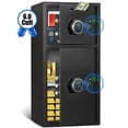 6.0 Cu ft Large Safe Box Fireproof Waterproof,with LED Light fire proof ...