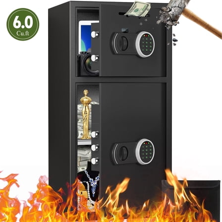 Fireproof Safe Box, Large Safe with Digital Touch Screen Keypad and ...