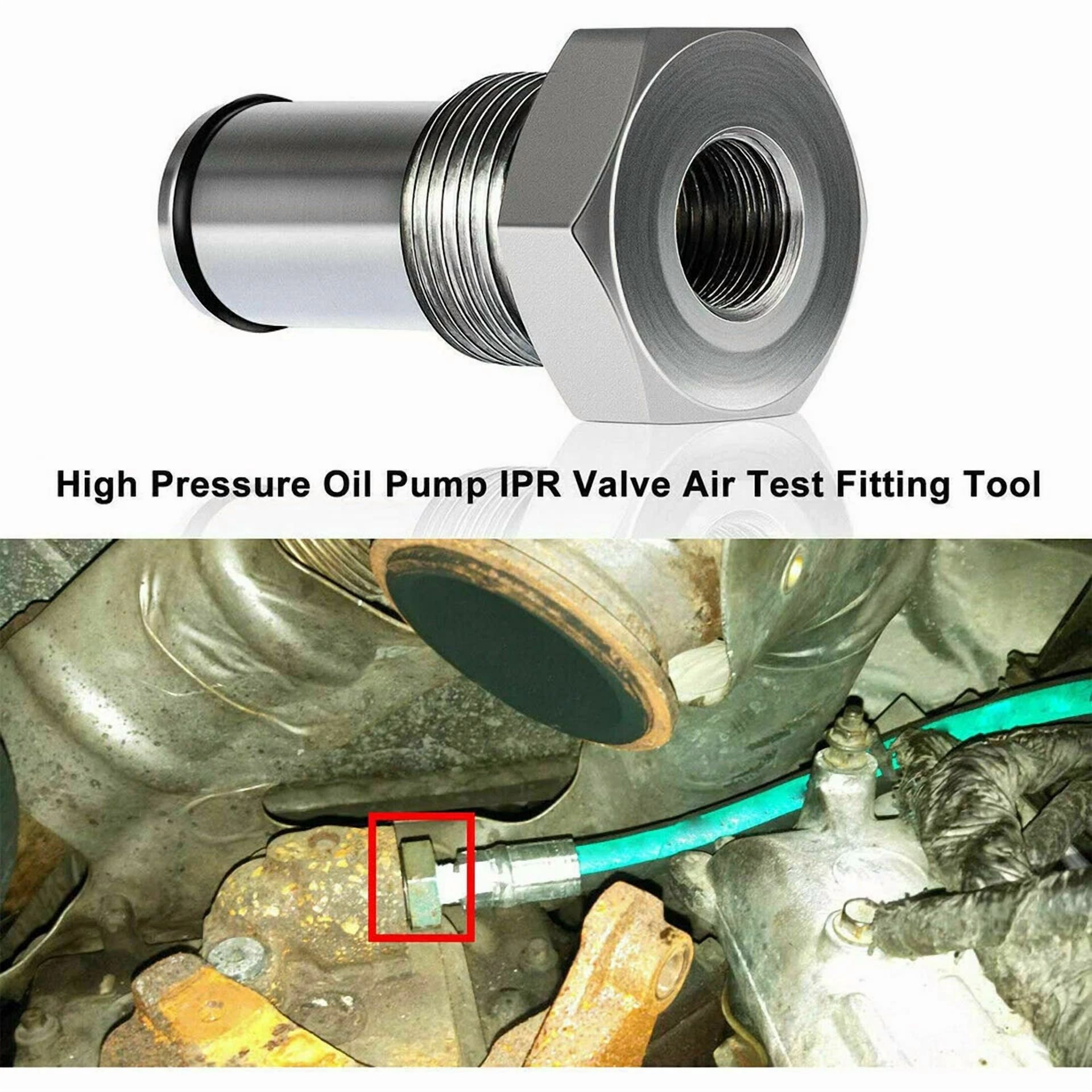 6.0 High Pressure Oil Pump IPR Air Test Fitting Tool for Ford 6.0L ...