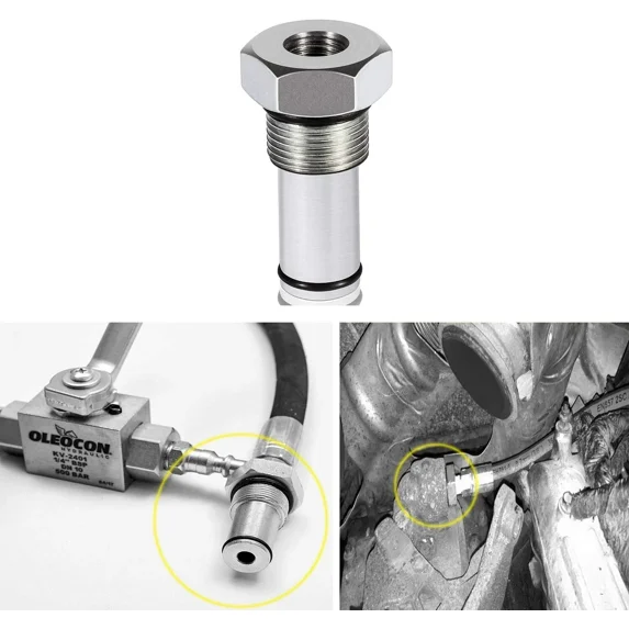 6.0 High Pressure Oil Pump IPR Valve Air Test Fitting For Ford 6.0L ...