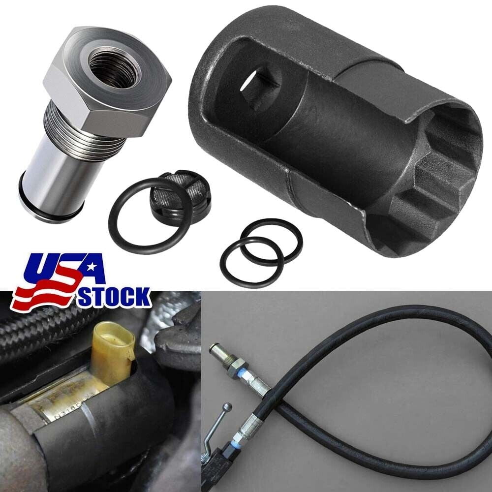 6.0 IPR Valve Socket Kit & HPOP Air Test Fitting Tool FIT Ford 6.0L ...