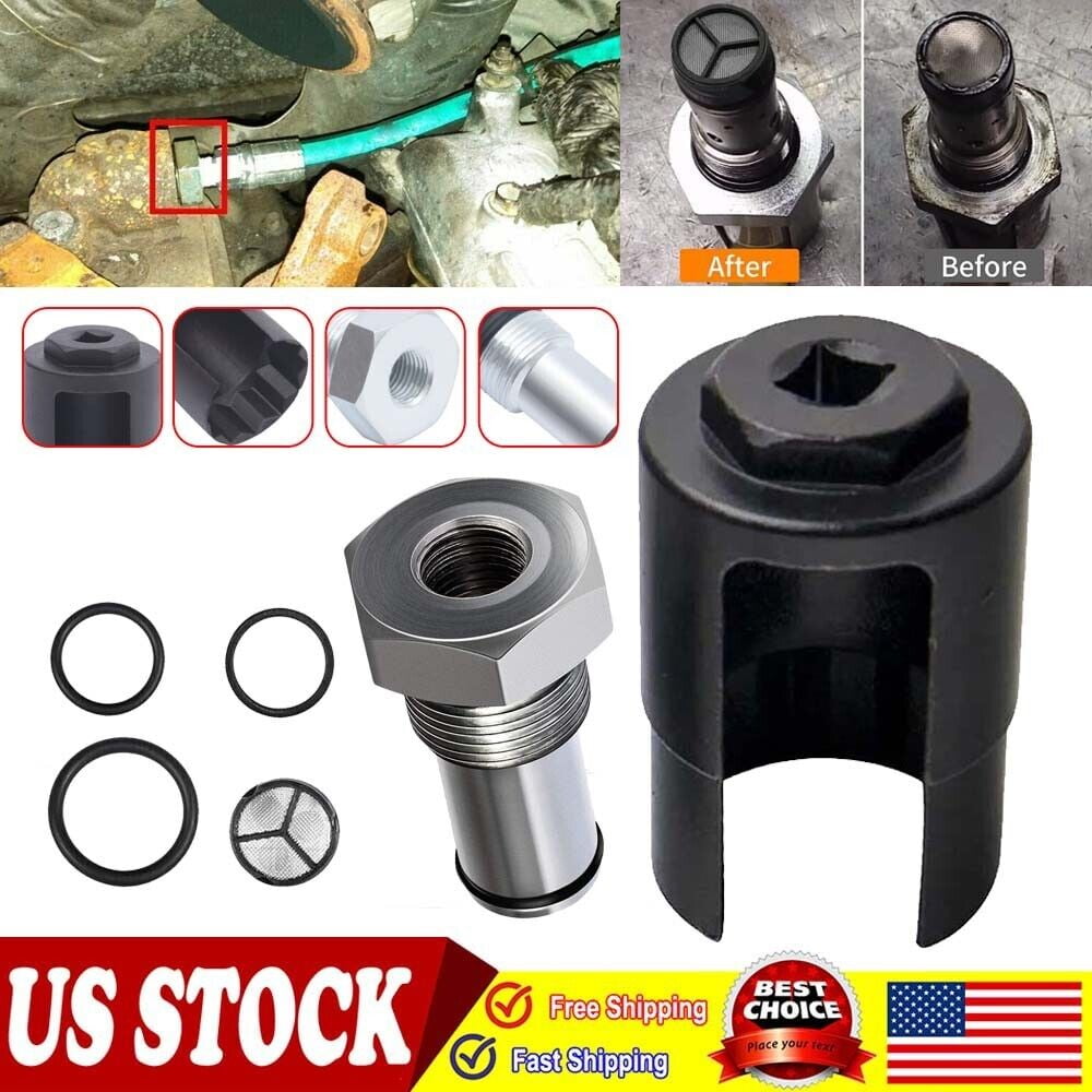 6.0 IPR Valve Socket Kit & HPOP Air Test Fitting Tool for Ford 6.0L ...