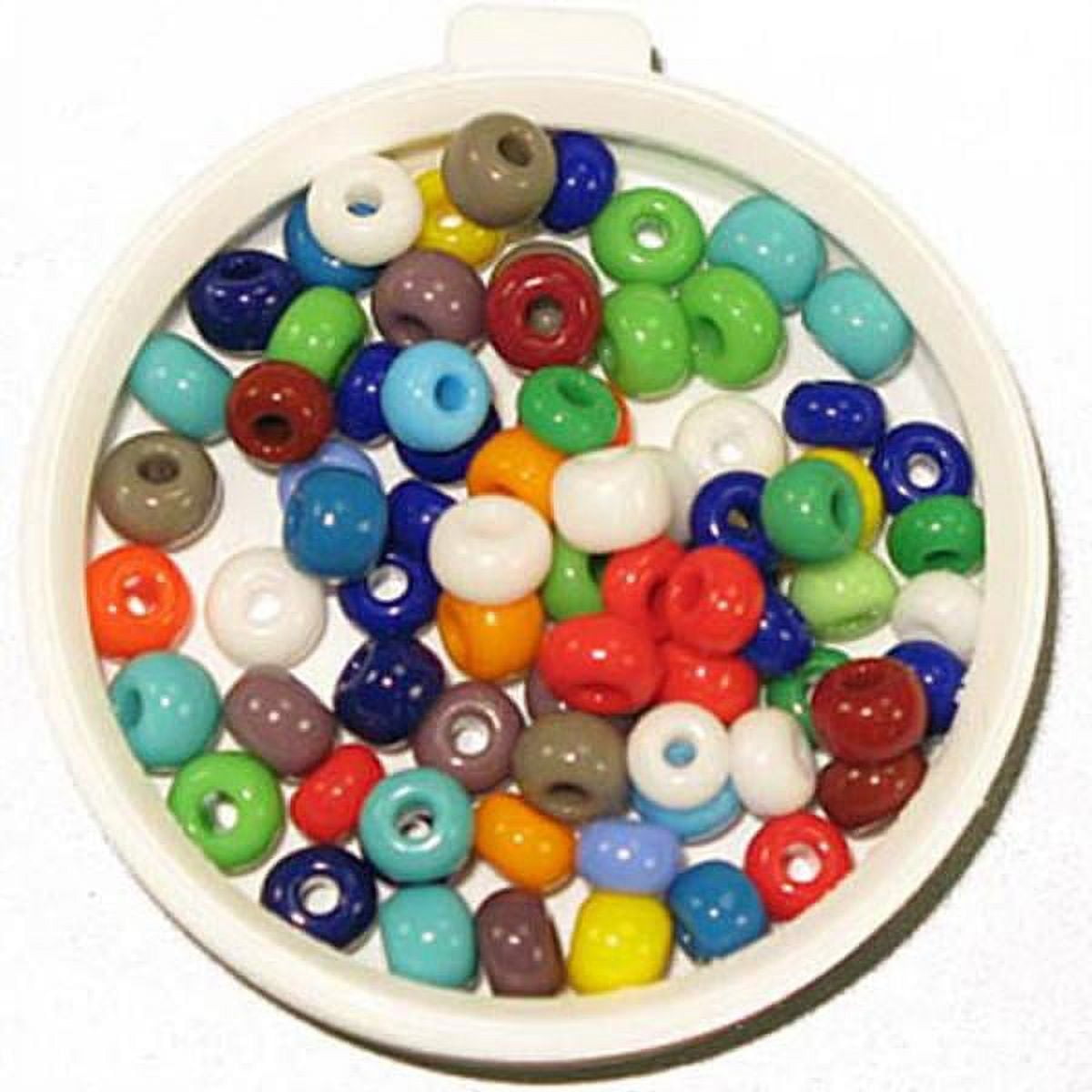 6/0 Multi Glass Seed Beads 40 Grams - Walmart.com