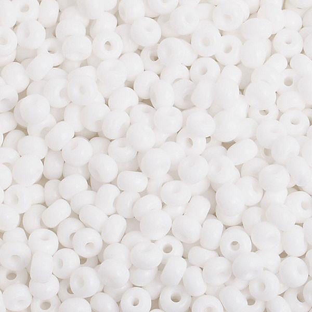 Czech Republic 6/0 High Quality White Glass Seed Beads for Jewelry ...