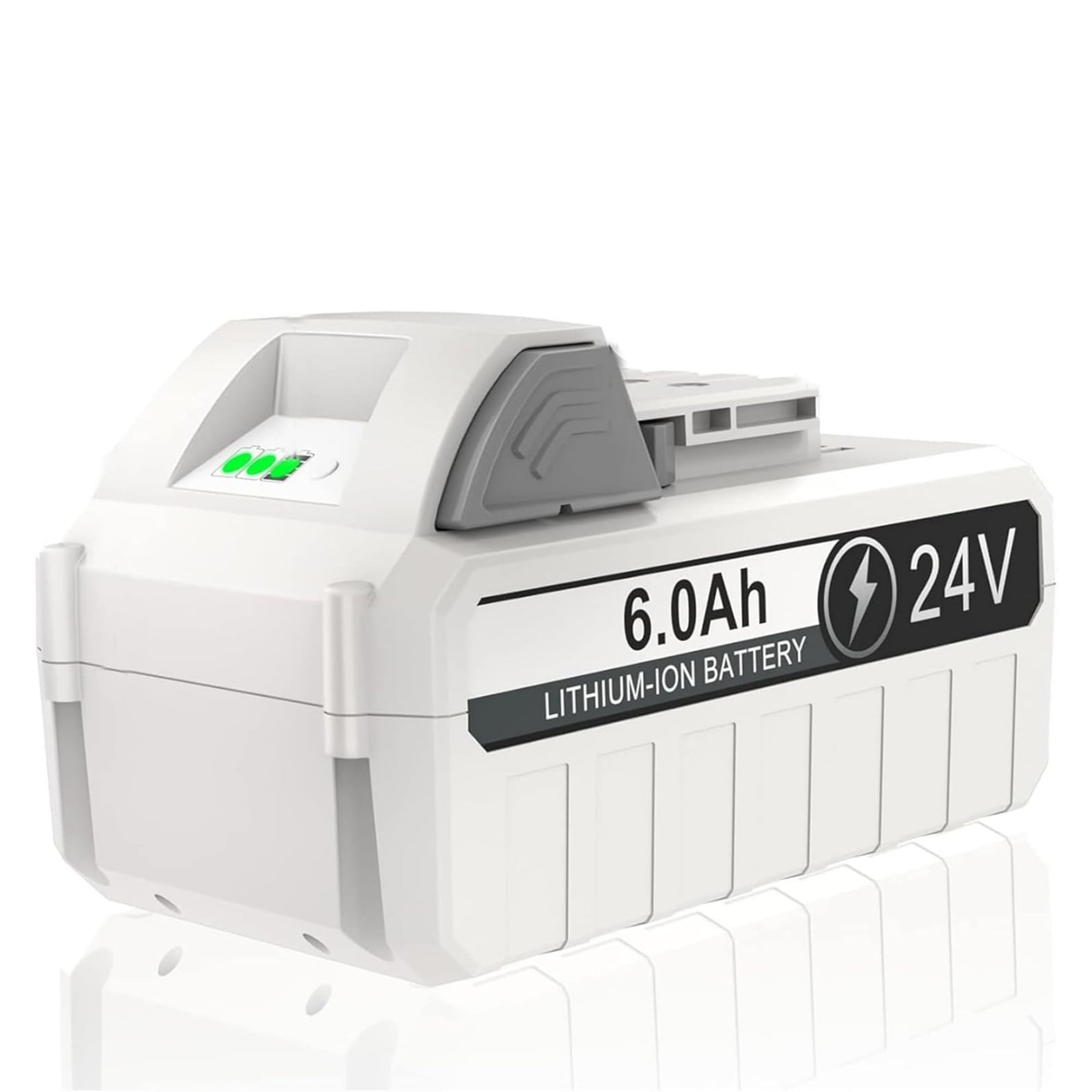6.0Ah Lithium-ion Battery for Sun Joe, Snow Joe 24V iON+ Tools 24VBAT ...