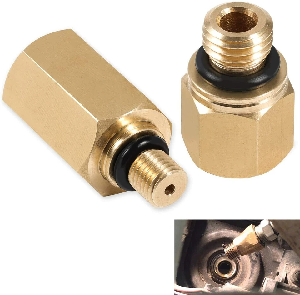 6.0L High Pressure Oil System Fuel Rail Adapters ICP Leak Air Test Tool ...