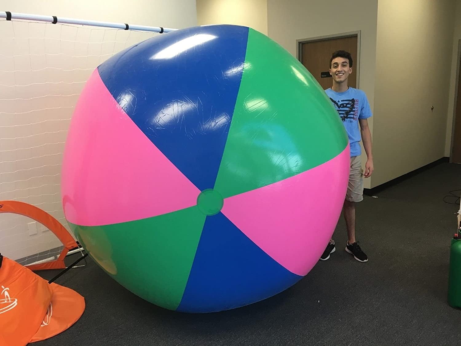 6 1/2 Ft. Tall Inflatable Large Beach Ball, Party Fun, Super Monster ...