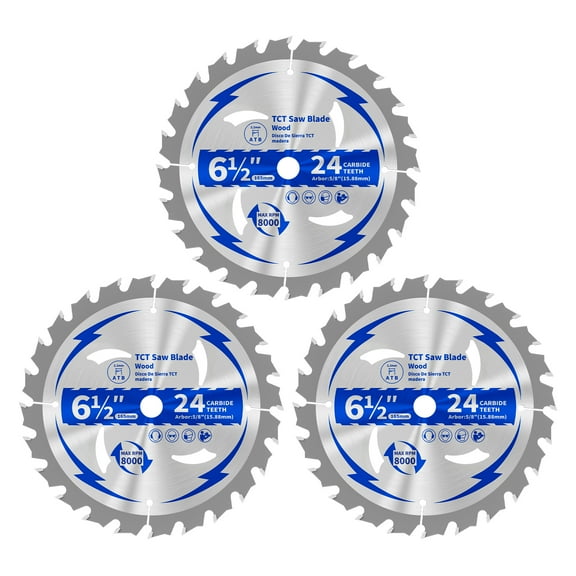 YJYCSAH-7-1/4 Inch Circular Saw Blade, 24T for Framing, 60T for Fine ...