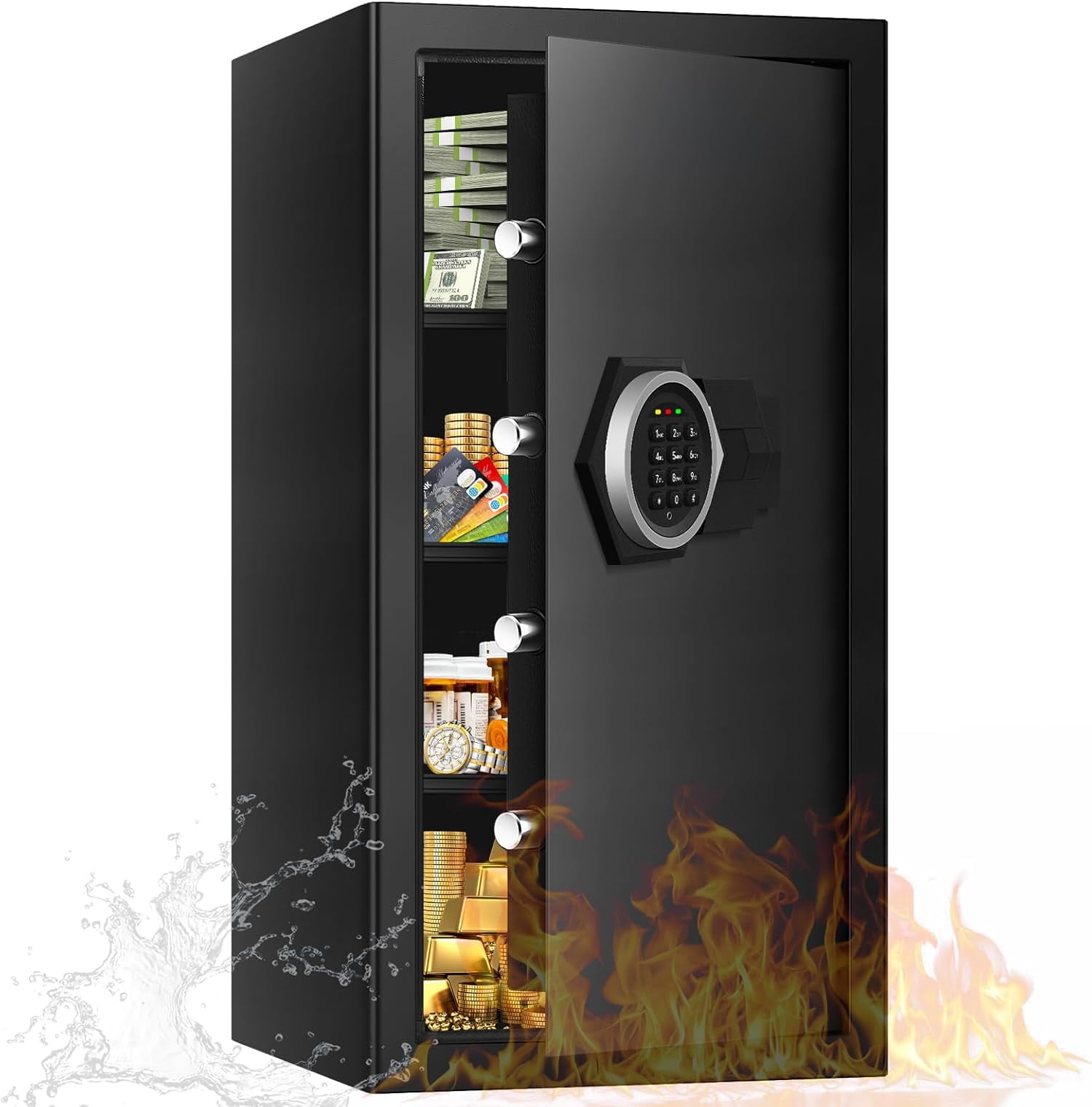 6.1 Cu ft Safes Fireproof , Anti- Fire proof Safes for Use With ...