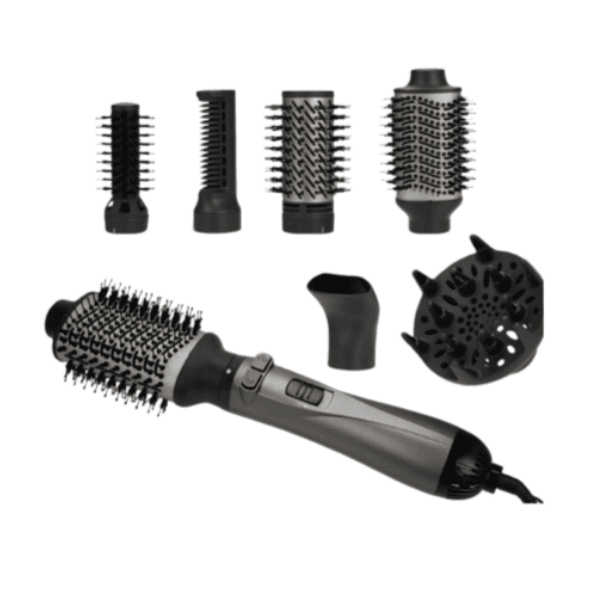 6 in 1 Hot Air Styler, Dual Voltage Hair Dryer Brush, Multi Hair Styler ...
