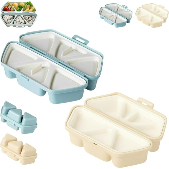 6 in 1 Onigiri Mold Set, 2026 New Large Silicone Triangle Rice Ball ...