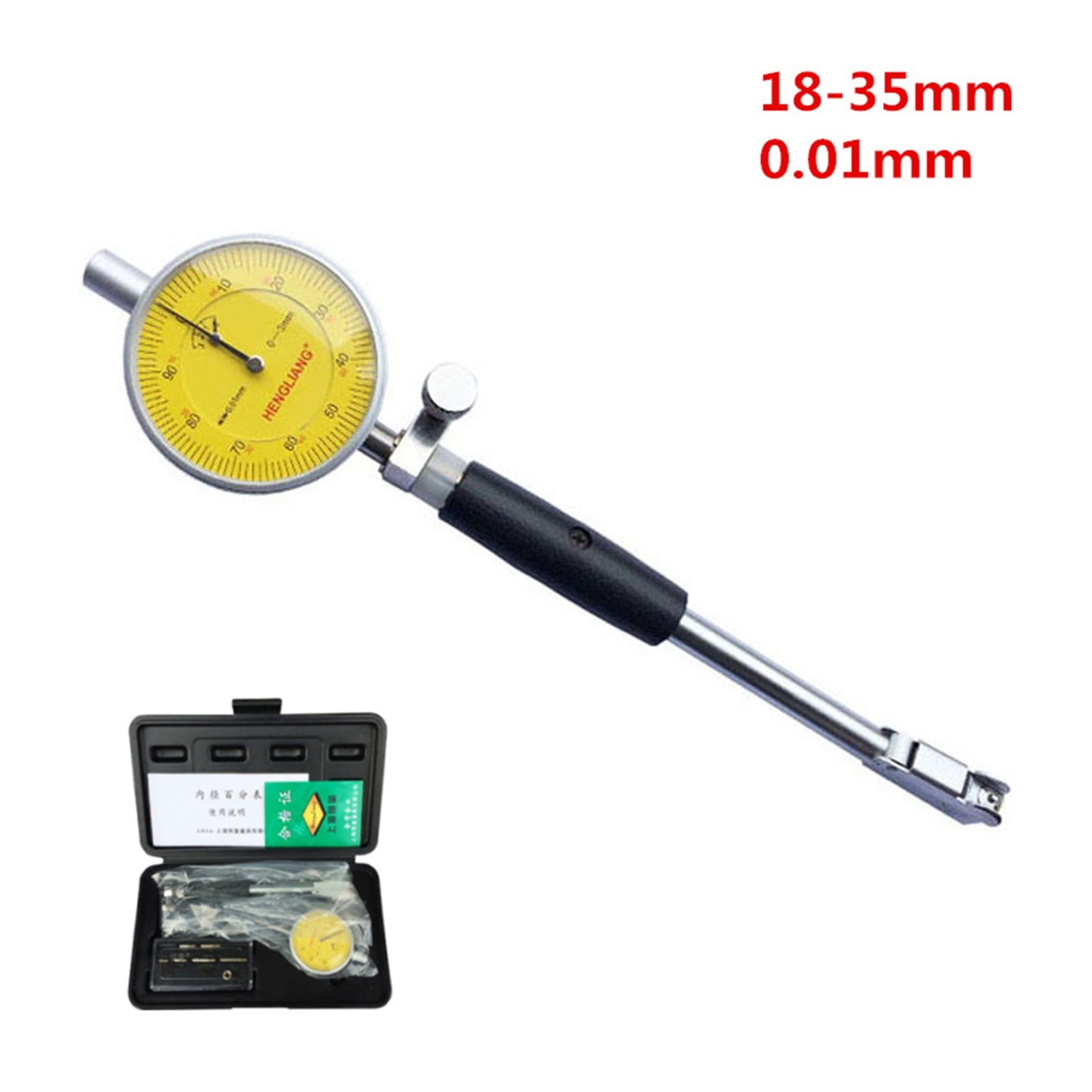 6-10 10-18 18-35 35-50 50-160mm Dial Bore Gauge Indicator Cylinder Inner Diameter Gauge Dial ...