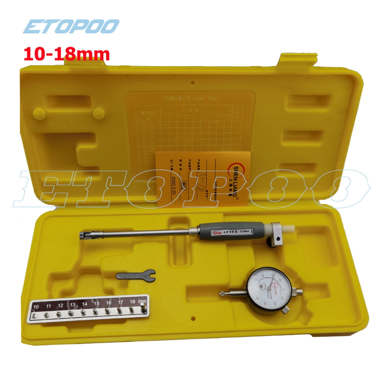6-10 10-18 18-35 35-50 50-160mm Dial Bore Gauge Indicator Cylinder ...