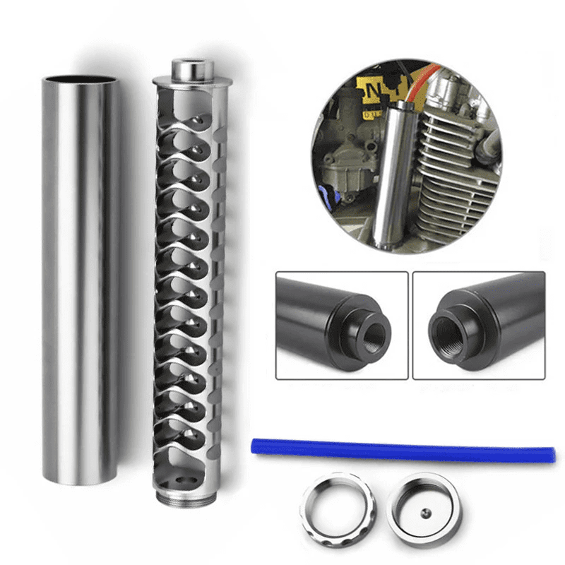 Fuel Filter for Cars - 6", 10", 12" Sizes, Aluminum Alloy, Black ...