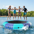6/10/12/15 ft Inflatable Water Trampoline - Portable Pool/Lake Floating ...