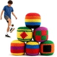 6/10/15Pcs Handcrafted Knitted Footbag Sack Set, 2026 Upgraded Crochet ...
