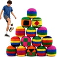6/10/15Pcs Handcrafted Knitted Footbag Sack Set, 2026 Upgraded Crochet ...