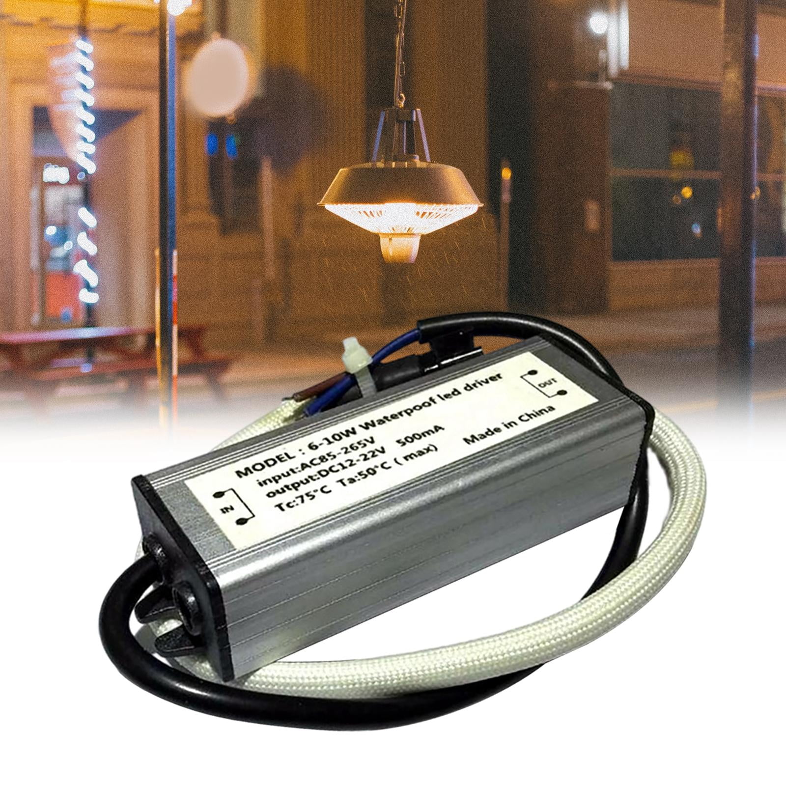 6-10W Water LED Driver Current 500MA Overload DC12-22V Low Voltage for ...