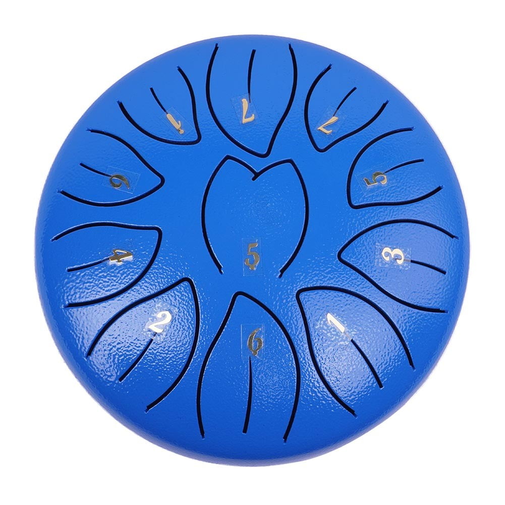 6"11Tone Hollow Drum Leaf-Shaped Percussion Instrument Children'S ...