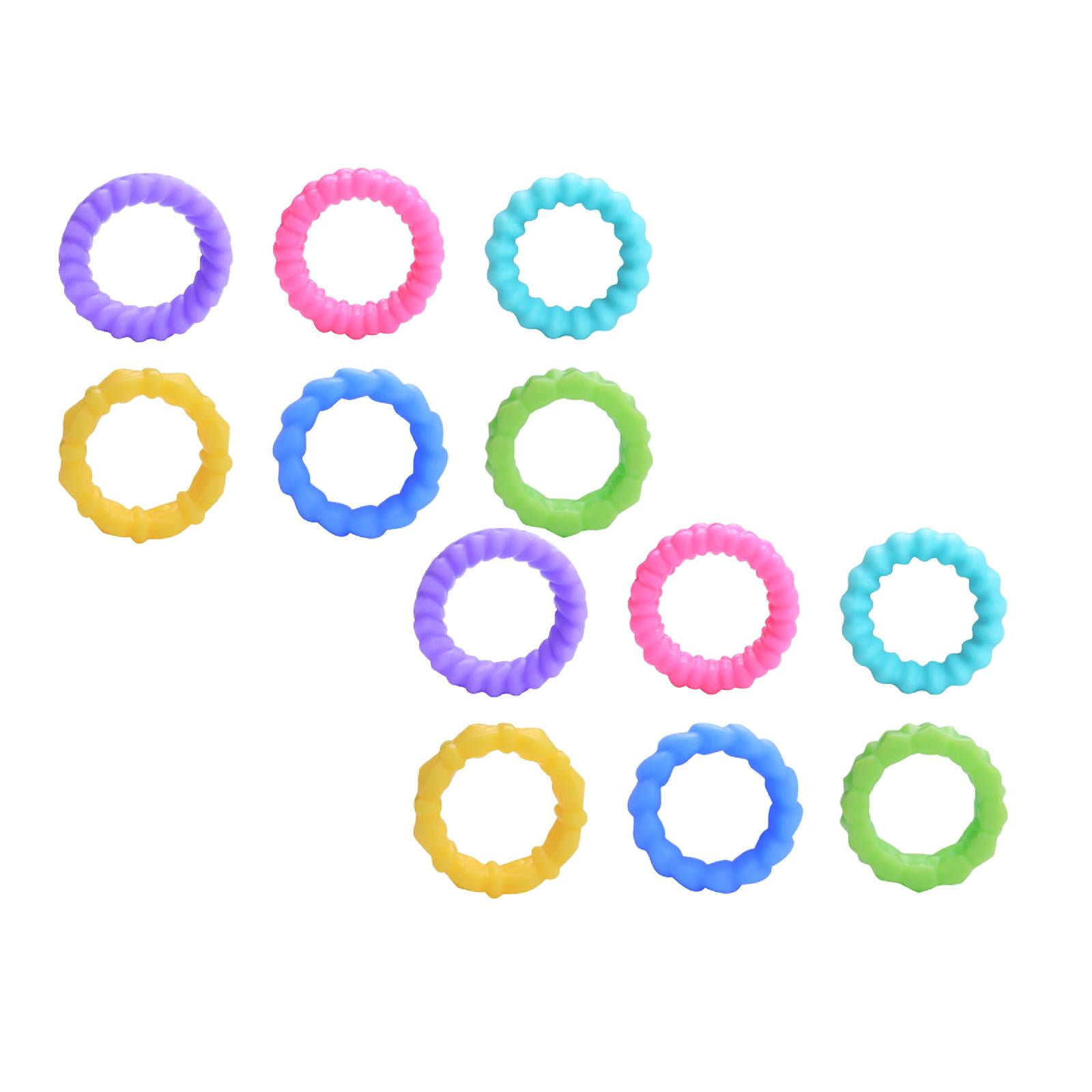 6/12/24/36pcs Sensory Toys Fidget Rings, Finger Anxiety Rings, Textured ...