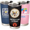 6/12/24/50/100 Pack- Personalized Tumbler with Picture Text Logo Name ...