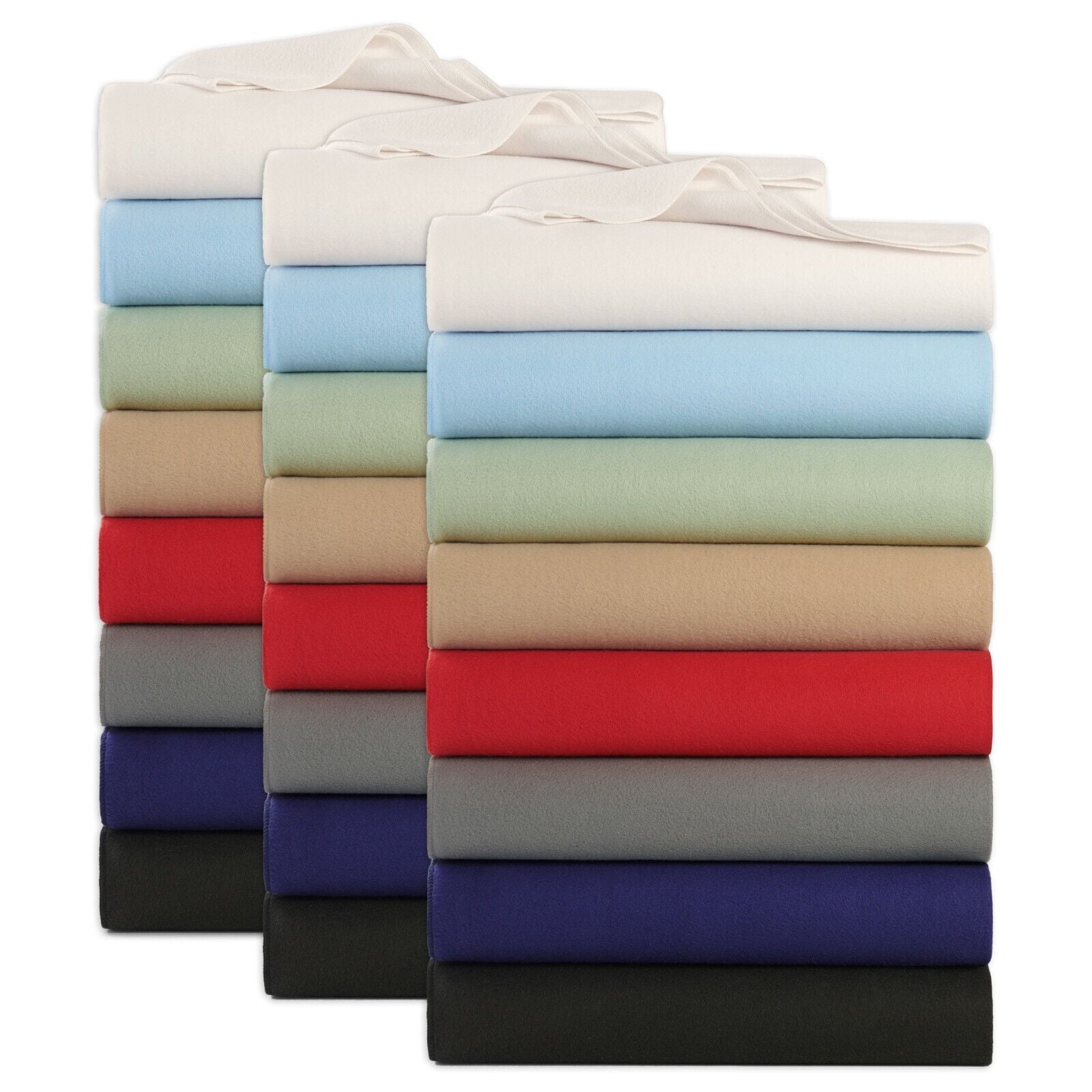 6/12/24 Packs Cozy Soft Polar Fleece Throw Blankets, Color Options ...
