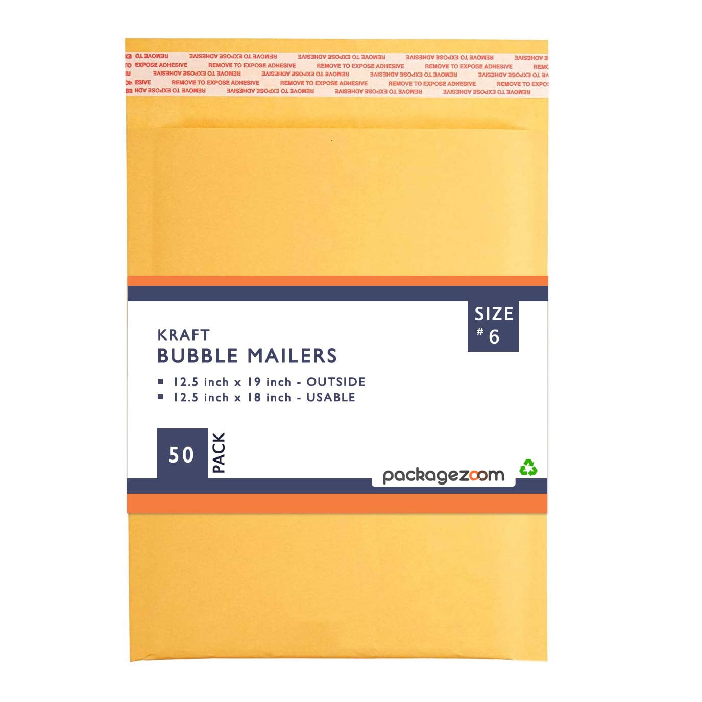 #6 12.5x19 Padded Envelopes Bulk 50 Pack, Bubble Mailers for Fragile ...