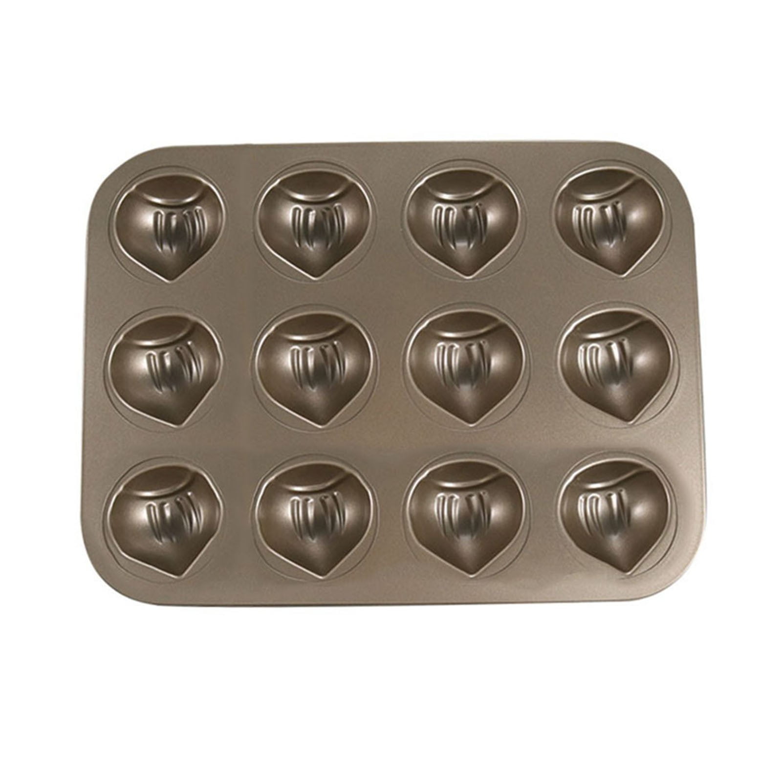 6/12-Cavity Chestnut-Shaped Cake Pan Pastry Bakeware Non-Stick Oven ...