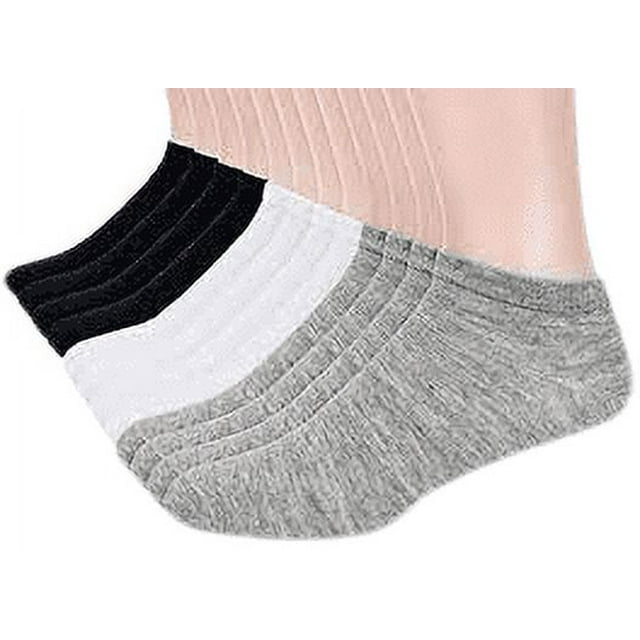 6-12 Pairs Men's Comfort Cotton Basic Ankle Athletic or Casual Ankle ...