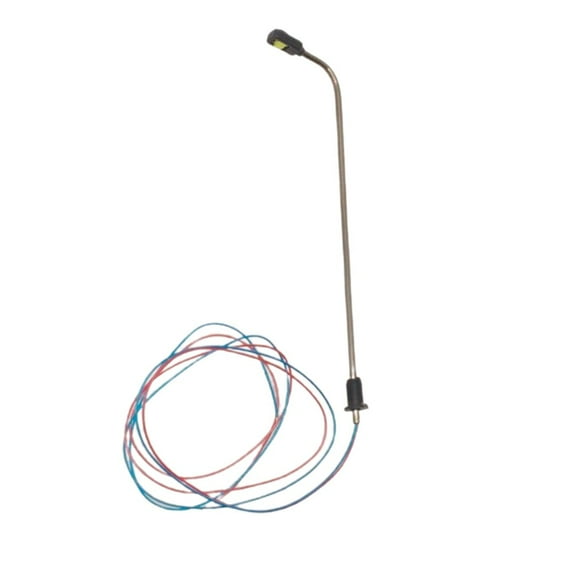 6/12Pcs 1:250 Scale Miniature Metal Street Lamp Model 3V~12V Led Lights ...