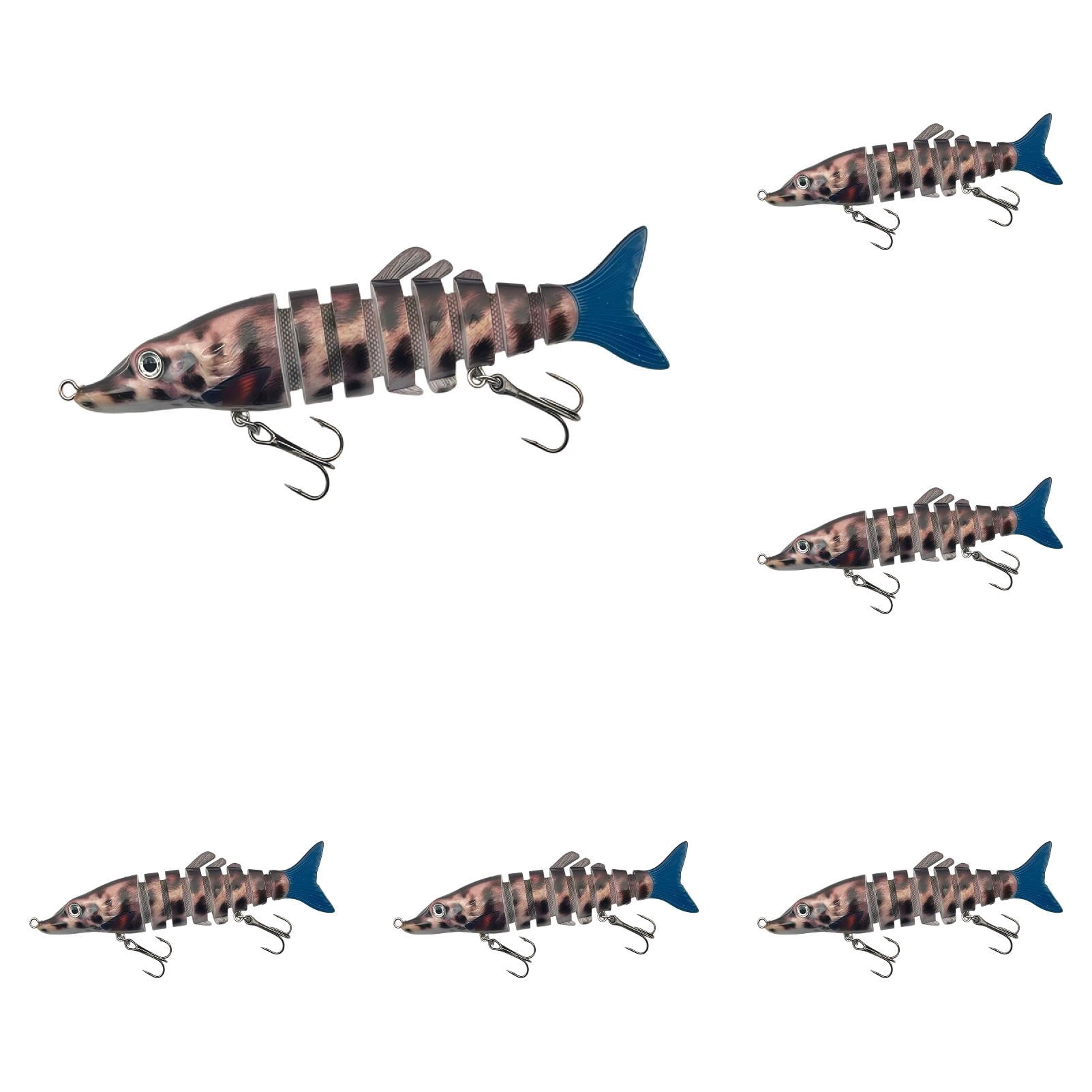 6/12Pcs 5 Inch Fishing Bait for Freshwater and Saltwater Lifelike ...